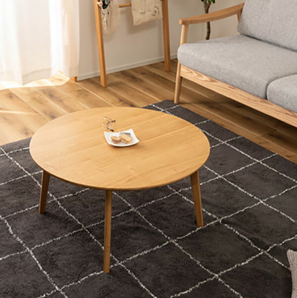 DETAIL　　　　　 　 　　　商品詳細 サイズ 直径：75cm 高さ：38cm カラー ・オーク 素材 ・天然木(オーク ハギ材) ・天然木(オーク) ラッカー塗装 備考 ・組み立て式 ・中国製 ・約6.8kg ・静的耐荷重約30kg ...