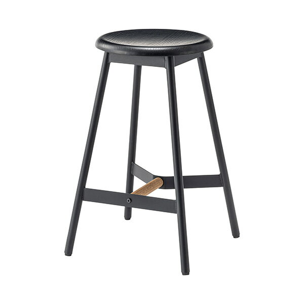 DETAIL　　　　　 　 　　　商品詳細 サイズ 幅　：41cm 奥行：40cm 高さ：64cm カラー ・ブラック 素材 ・天然木化粧繊維板(オーク) ・天然木(オーク) ウレタン塗装 ・スチール(粉体塗装) 備考 ・組み立て式 ・静的...