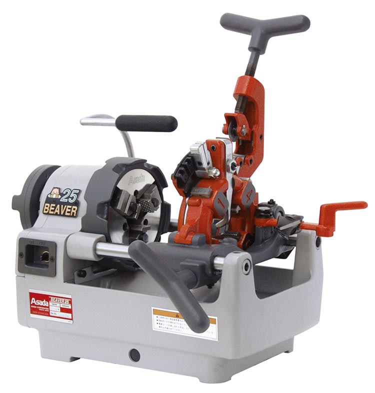 ☆送料無料☆ コード 0102-0151 品　番 BE25B ねじ切能力 水道・ガス管 PT 1/4〜1"(8A〜25A) ボルト W3/8〜1”・M10〜24 電線管 C19〜39・PF1/2〜1” 質量/大きさ 19kg　/　...