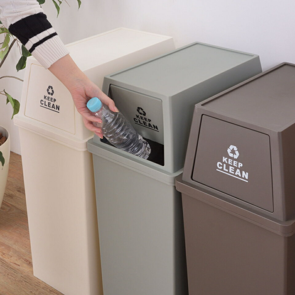 ■スタッキングペール45L スリム 日本製 ツヤ消し マット ゴミ箱 フラップ ゴミ 可動 前後左右 移動 キャスター 45L ダストボックス 屋外 屋内 スタッキング■商品説明高品質な日本製。ツヤ消しで、マットな質感のゴミ箱。蓋はフラップ...