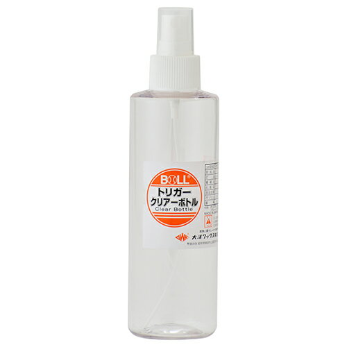 商品名トリガークリアーボトル BOLL SC-200 中身が見えるクリアータイプでプッシュタイプのボトルです。トリガークリアーボトル。 BFJ1027245商品について中身が見えるクリアータイプでプッシュタイプのボトルです。トリガークリアー...