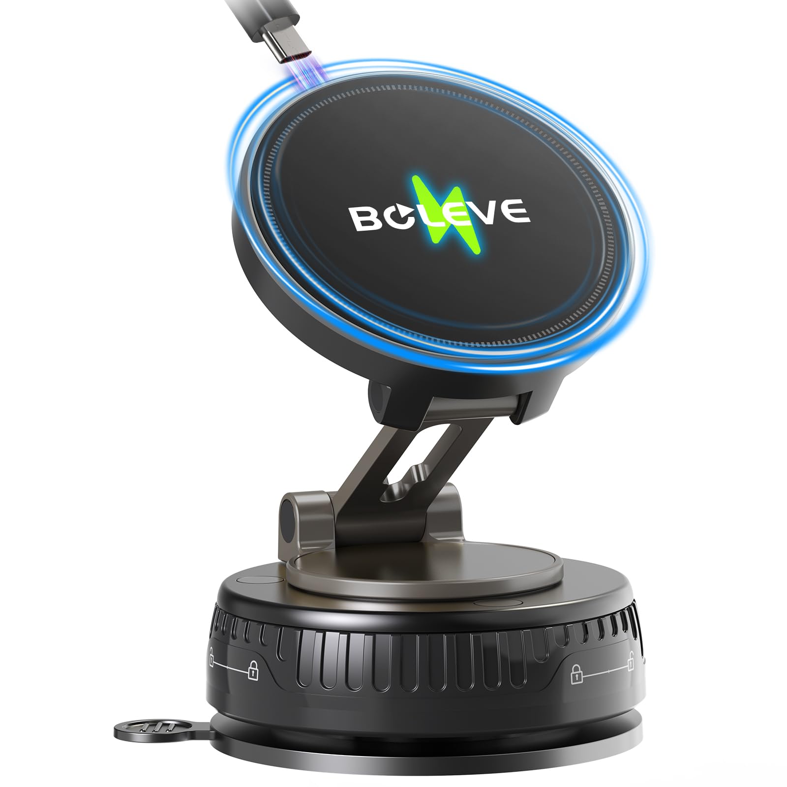 【 上部充電設計で、運転中の操作がよりスムーズ】車内で使用するスマホホルダー 車は、走行中でも安全に操作できることが重要です。本製品は上部に充電ポートを配置することで、ダッシュボードやフロントガラスに設置した状態でも、視線を大きく下げずにケ...