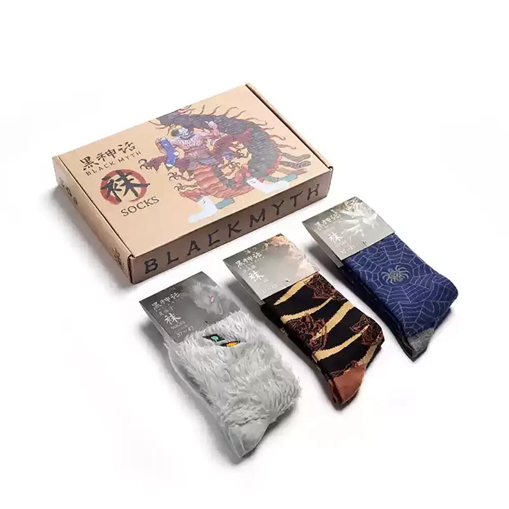 メーカーIGN JAPAN STOREブランド黒神話：悟空セット内容・付属品専用ボックスサイズ（約）フリーサイズ（ユニセックス / 推奨24cm?28cm）素材・原材料綿：65.5% / ポリエステル：21% / ナイロン：11% / ポリ...