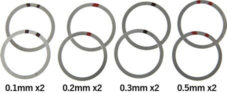 バレルナット、あとほんの数度回すだけでいいのに・・・このシムセットで解消！！ ■ステンレス製 ごく少量入荷!!弊社は実店舗との併売在庫管理を行っております。お客様ご注文時のタイミングで在庫完売の場合は自動的にキャンセル処理させていただきます。　