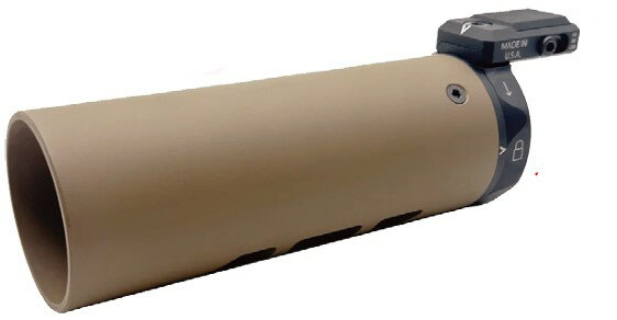 各社20mmレールハンドガード 対応 基部：6061-T6アルミ削り出し　 カバー：カーボン繊維強化樹脂(CFRP) 基部とカバーの「V」印を合わせることで取り外しが可能 基部の「鍵マーク 」とカバーの「V」印を合わせることで固定 ※20m...