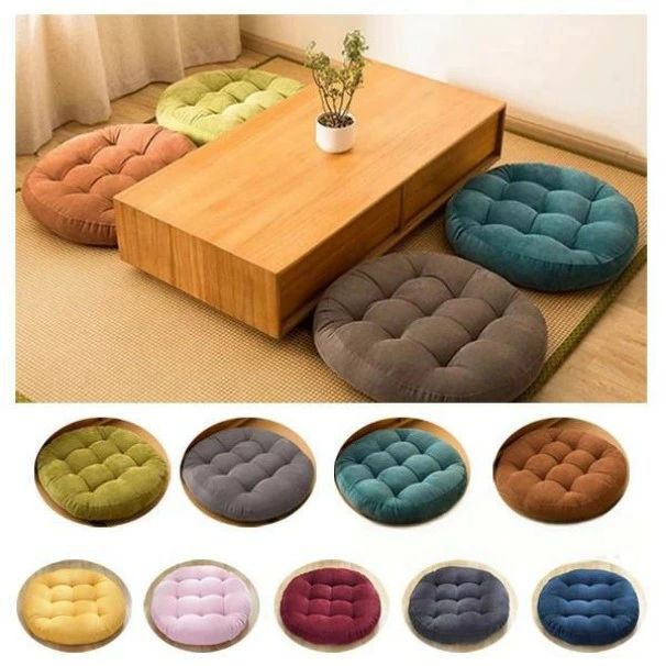 ■ 原産国中国■ 素材生地/ポリエステル フィラー/PP棉■ カラー全9色■ サイズ直径40cm 厚さ約4-6cm(取り外し不可)直径53cm 厚さ約8-10cm(取り外し不可)■ 洗濯方法低温水洗/洗濯機洗い禁止