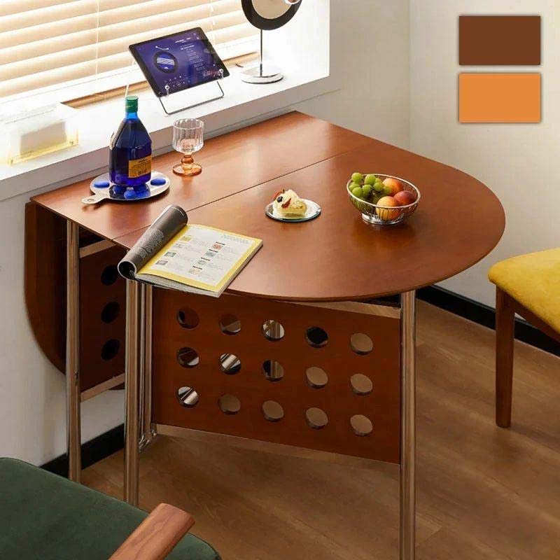 商品情報 商品名 折りたたみダイニングテーブル hmge-table-002 生産国 組立状態 要組立品（組立説明書を同梱発送いたします） 素材 天然木、スチール サイズ(約) ・展開前：幅30cm×奥行80cm×高さ74.7cm ・展開後...