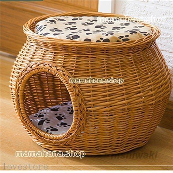 サイズ：M：42*37*20cm　入口直径20cm　6KG以内対応 ・XL：47*42*25cm　入口直径25cm 11KG以内対応ご注意：猫ケージのみ販売しております。ブランケットは別途購入が必要です。キャットケージのみ狭い空間が大好きな...