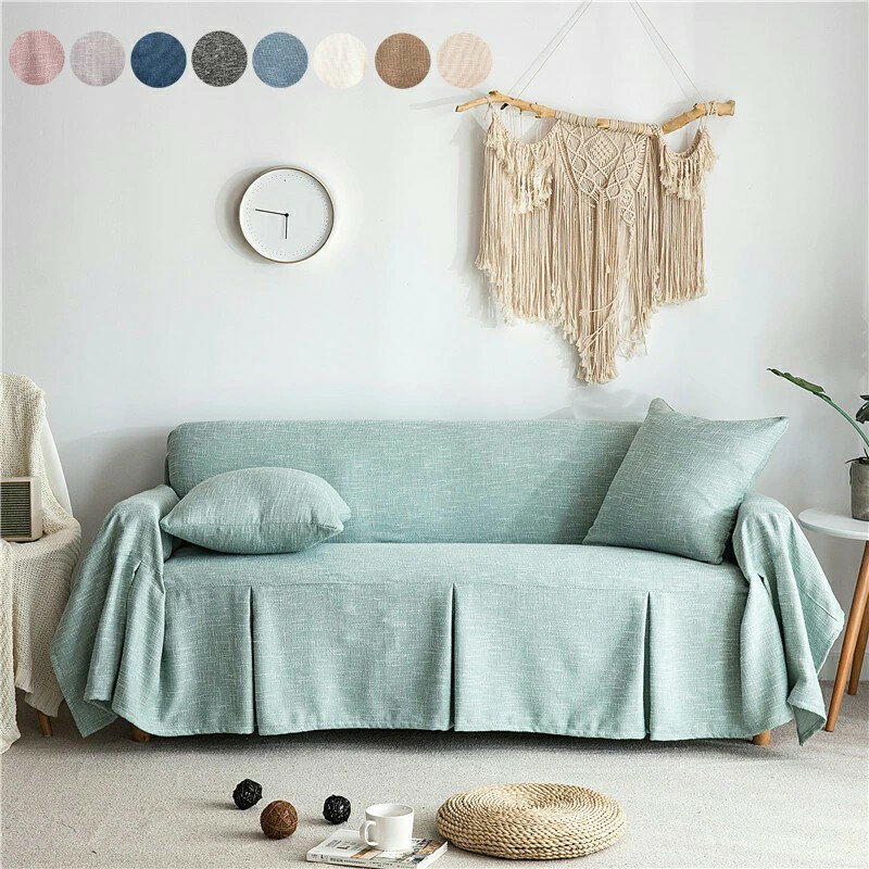 商品名：ソファカバー フリークロス 素材：ポリエステル、リネン混紡 サイズ：200*260cm、 200*300cm、200*360cm 生産国：中国 リネン混紡して織り上げた美しいソファカバーです。ずれにくいです。生地の風合い は、優しく...