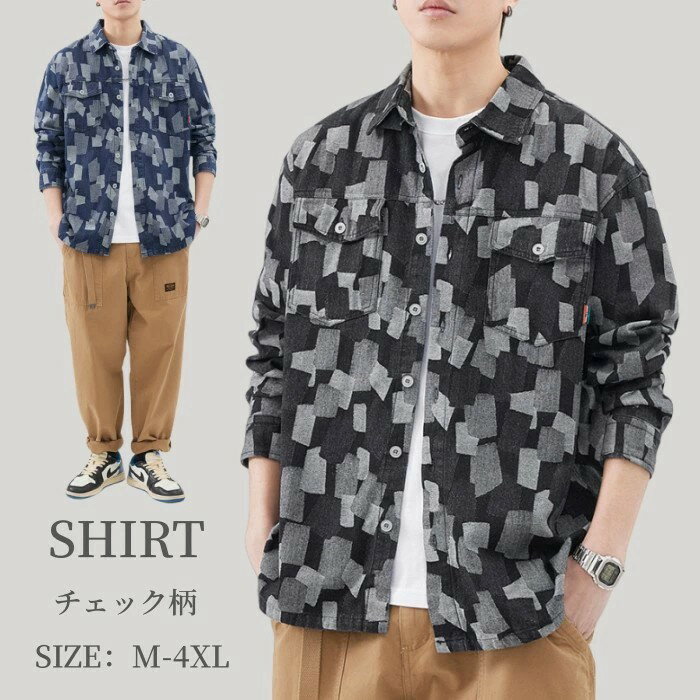 素 材 綿55%、ポリエステル45% カラー ブラック、ブルー サイズ サイズ ・M　　［肩幅 約49cm 胸囲 約112cm 着丈 約69cm 袖丈 約54cm 身長165-175cm 体重50-60kg］ ・L　　［肩幅 約51cm 胸...