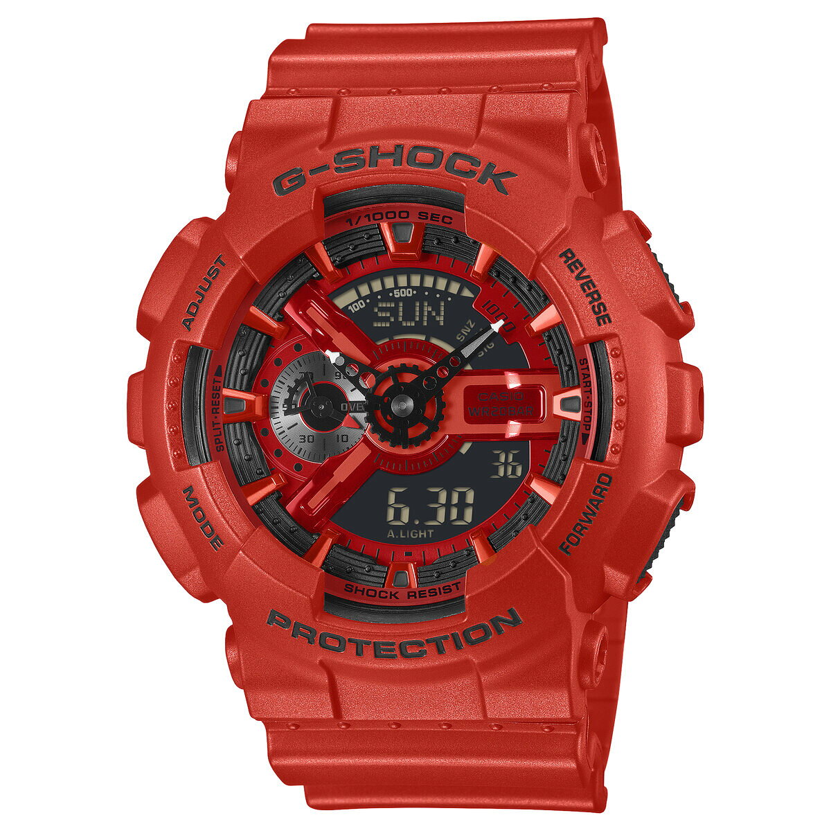 ＜仕様＞シリーズG-SHOCK電波対応電波対応なし文字盤デジタル＆アナログ防水機能20気圧防水バンド素材非金属系バンド耐衝撃構造あり