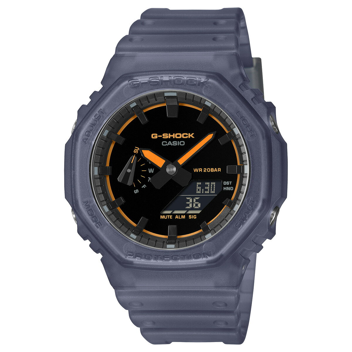 ＜仕様＞シリーズG-SHOCK電波対応電波対応なし文字盤デジタル＆アナログ防水機能20気圧防水バンド素材非金属系バンド耐衝撃構造あり