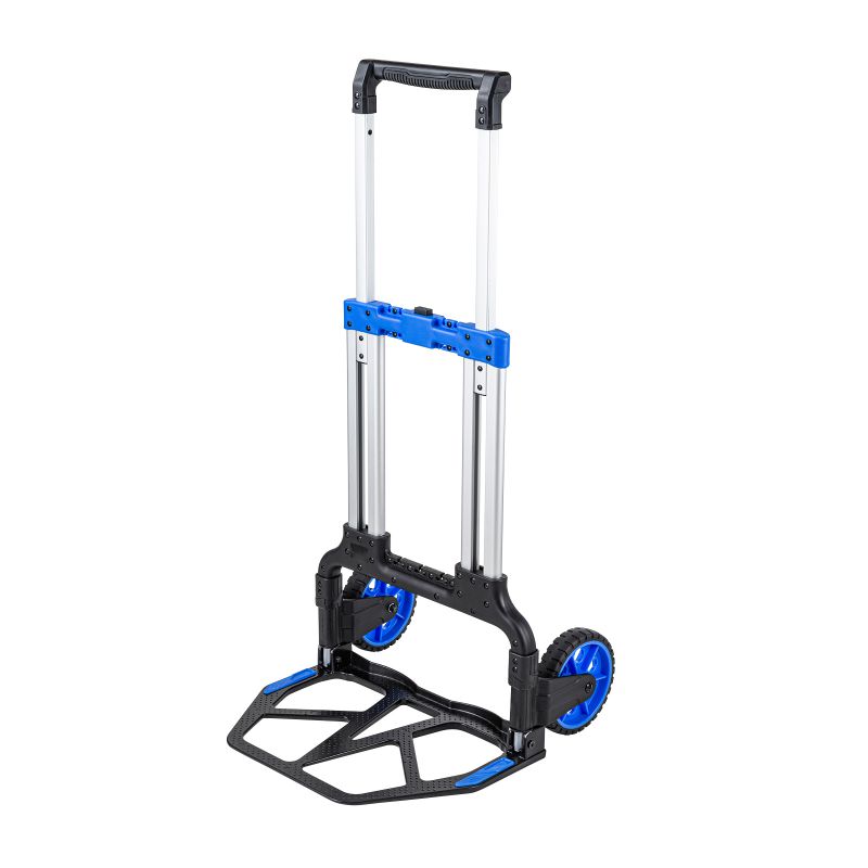 商品詳細安定感のある大型キャスターで耐荷重125kgの折りたたみ2輪キャリー。特長●非常に小回りのきく2輪の折りたたみキャリーです。●荷台部分を広げると、2輪キャスターが出てくる仕組みのキャリーです。●閉じる時も片手で持ち手を倒すようにして...