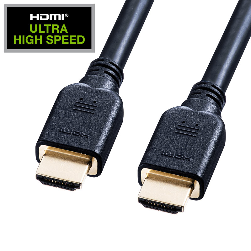 商品詳細8K/60Hzや4K/120Hzの映像に対応。ULTRA HIGH SPEED HDMI認証品のHDMIケーブル。ブラック・5m。特長●ULTRA HIGH SPEED HDMI認証プログラム合格のウルトラハイスピードHDMIケーブ...