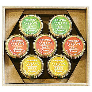 なめらか寒天ソルベ85g（みかん×3、ゆず・あまなつ×各2）なめらか寒天ソルベ85g（みかん×3、ゆず・あまなつ×各2）