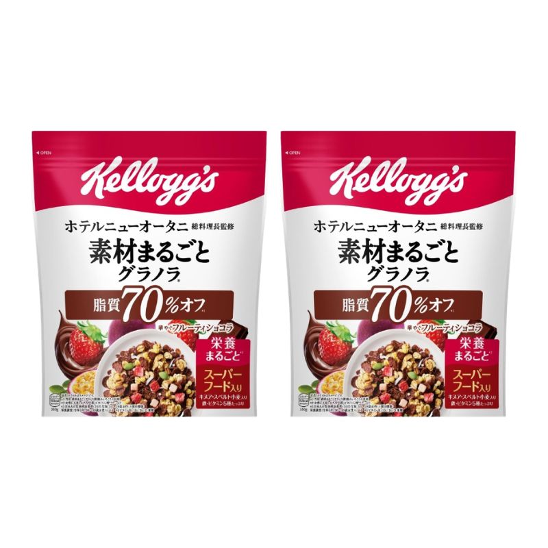 商品説明 商品名 ケロッグ 素材まるごとグラノラ 脂質70%オフ 華やぐフルーティショコラ 350g 商品説明 ケロッグ 素材まるごとグラノラ 脂質70%オフ 華やぐフルーティショコラ 350gの2個セットです。香ばしく焼き上げたグラノラに...
