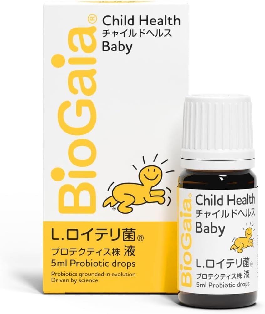 製品の特徴 ●「バイオガイア チャイルドヘルスリキッド」は、新生児や乳児の腸内フローラをサポートする液体プロバイオティクス*です。 ●30年以上にわたるプロバイオティクス研究に基づき、数々の賞を受賞しているこのチャイルドヘルスリキッドは、赤...