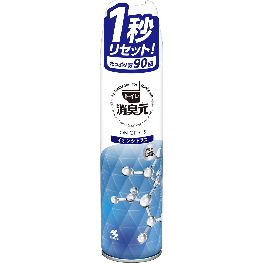 【商品特徴】 ●イオンパワーとワイド噴射で悪臭を瞬間消臭するトイレ用消臭スプレー ●除菌効果でいつも清潔に保てる ●持ちやすい細身の缶サイズ 【ご注意】 ※パッケージデザイン等が予告なく変更される場合もあります。 ※商品廃番・メーカー欠品な...