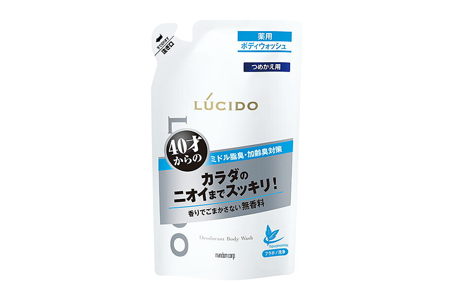 【商品特徴】 香りでごまかさない、40才からのミドル脂臭・加齢臭対策 ニオイのない清潔感ある健康的な肌へ導く、フラボノ洗浄 ●洗浄 高い洗浄力で、ニオイの元となる汗やベタつく皮脂までしっかり洗い落とす。 ●防臭 緑茶エキスが加齢臭や体臭・汗...