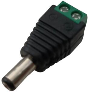 外径φ5.5mm　内径φ2.1mm　標準DCジャック　⇔　ターミナルコネクタ　1個入　＜con-1904＞外径φ5.5mm　内径φ2.1mm　標準DCジャック　⇔　ターミナルコネクタ　1個入　＜con-1904＞