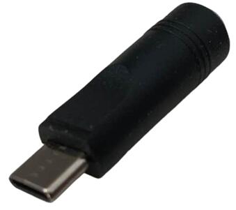 USB　Cタイプ　オス　⇔　DCコネクタ　外径φ5.5mm　内径φ2.3mm　メス　1個入　＜con-1912＞USB　Cタイプ　オス　⇔　DCコネクタ　外径φ5.5mm　内径φ2.3mm　メス　1個入　＜con-1912＞