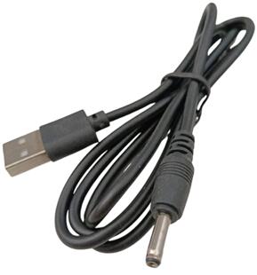 DC電源ケーブル外径 3.5mm 内径1.35mm 長さ：約50cm センタープラス　⇔ USB Type-C　5v/2A　1本入　＜con-1927＞