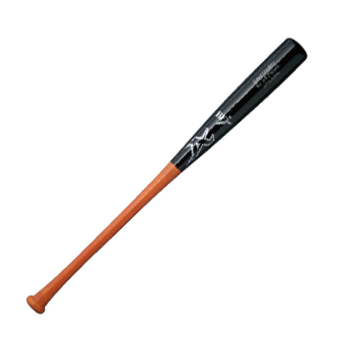 木製バット メイプル／カラー：ブラック×アメリカンレッド BFJ公認・グラスファイバー加工済 84cm 850g±　日本製 ※ブラウザやお使いのモニター環境により、掲載画像と実際の商品の色味が若干異なる場合があります。※商品詳細画像は今シー...