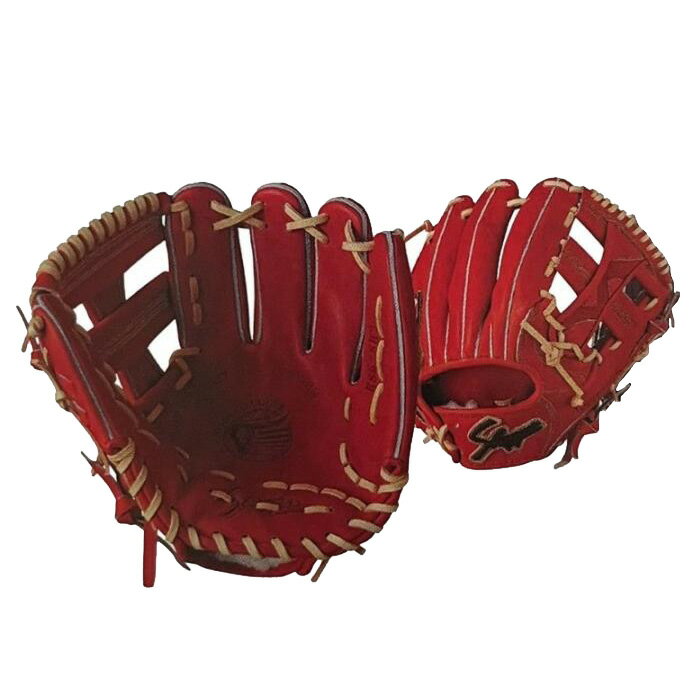 商品詳細久保田スラッガーの内野手グローブ■ウェブ：W-61■推奨ポジション：セカンド・サード・ショート素材天然皮革(牛革)カラーC-1651：GRオレンジ×トレンチ ※ブラウザやお使いのモニター環境により、掲載画像と実際の商品の色味が若干異...