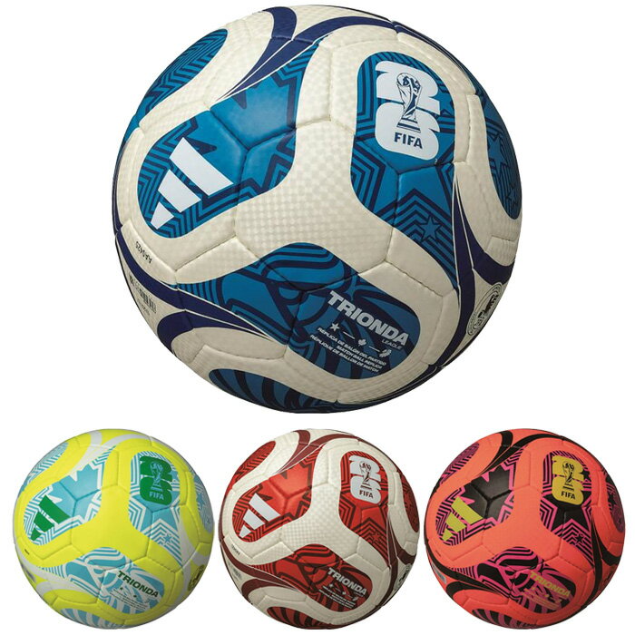 商品詳細FIFAワールドカップ2026 公式試合球 レプリカ 別色モデル商品名であるTRIONDAは、TRI(トリ)が開催国である3ヵ国を、ONDA(オンダ)がスペイン語で「波」を意味し、開催国を中心に世界に広がる喜びと高揚感の「波」を表現...
