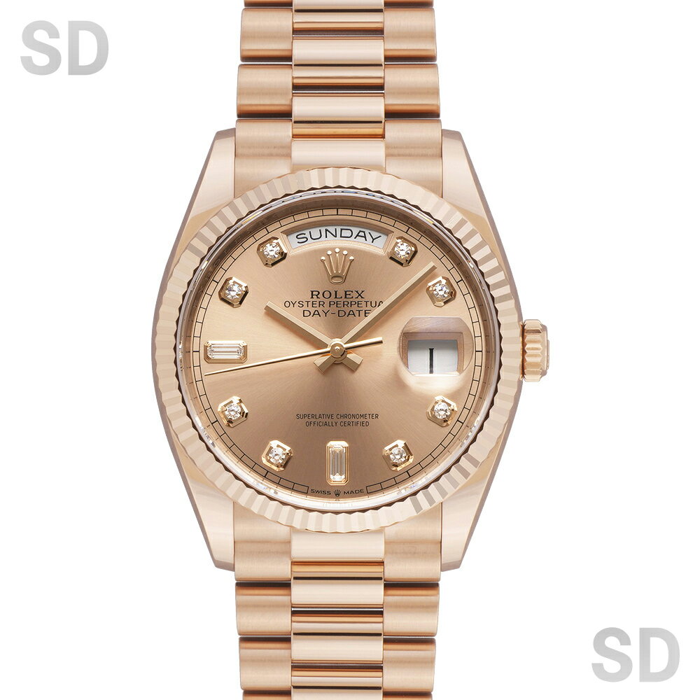 【取扱店舗】上野店 / TEL：0120-207-960【商品詳細】商品番号:21055889リファレンス:128235Aシリアル:ランダム 72******（2022年5月日付）カラー:ロゼ/ダイヤサイズ:メンズケース径:36mmケース素...