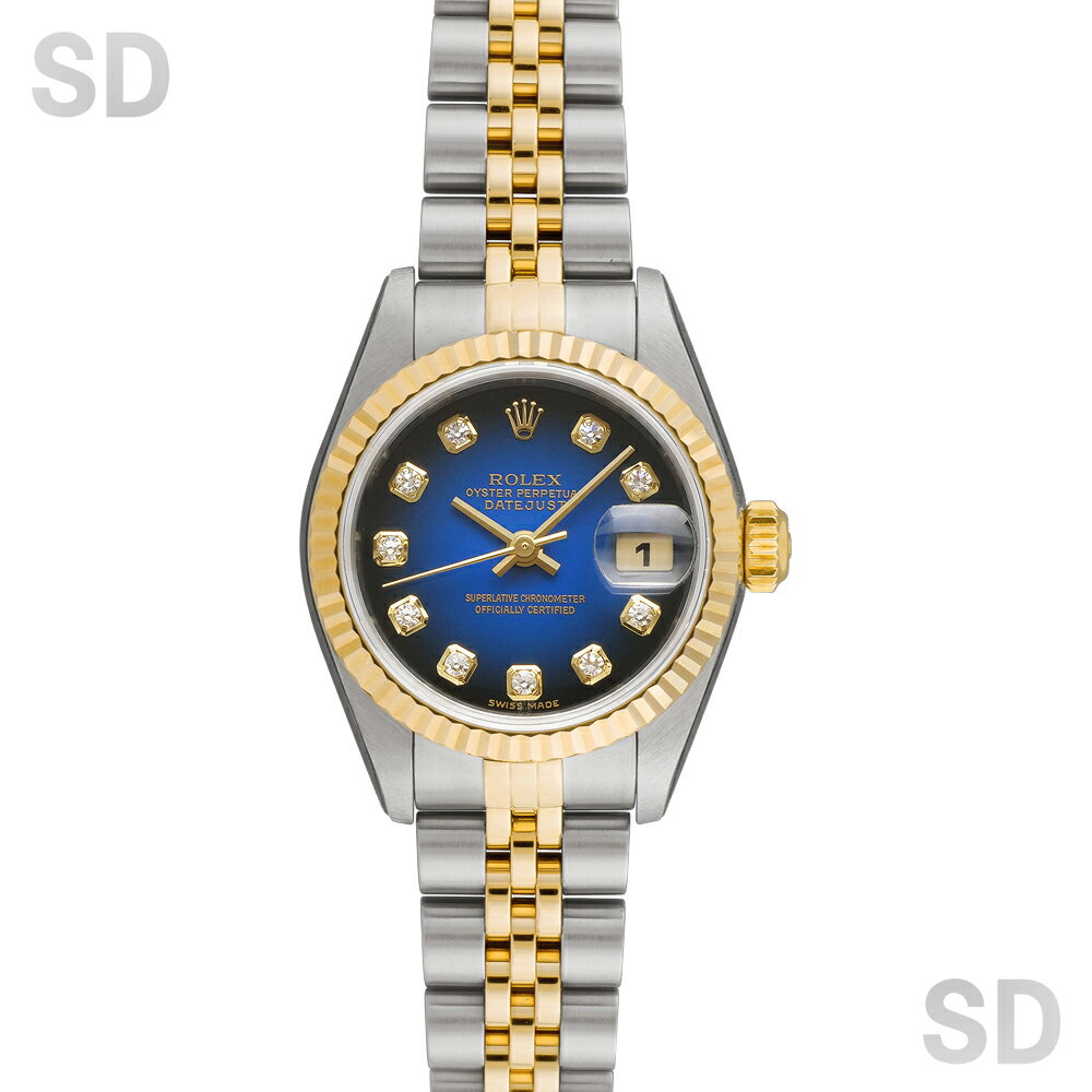 【取扱店舗】上野店 / TEL：0120-207-960【商品詳細】商品番号:21055935リファレンス:79173Gシリアル:K7*****（2002年7月日付）カラー:ブルーグラデーション/ダイヤサイズ:レディースケース径:26mmケ...