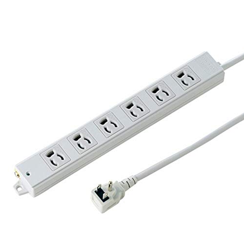 L型(3P)6個口/3m/TAP-K6L-3・Size:3mStyle:L型(3P)Color:6個口・パッケージ個数:1・6個口(3P抜け止め)、VCTFコード仕様、3Pプラグ(絶縁キャップ付き・L型)のタップです。・電源状態が確認できる...
