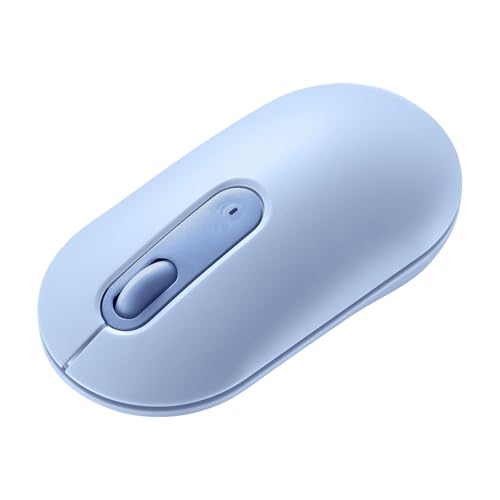Bluetoothブルー/-/MA-BBS333BL・Color:ブルーStyle:Bluetooth・パッケージ個数:1・厚さ約30mmの薄型設計で、持ち運びしやすいワイヤレスマウスです。・左右対称形状なので、右利き、左利きを問わず、快適...
