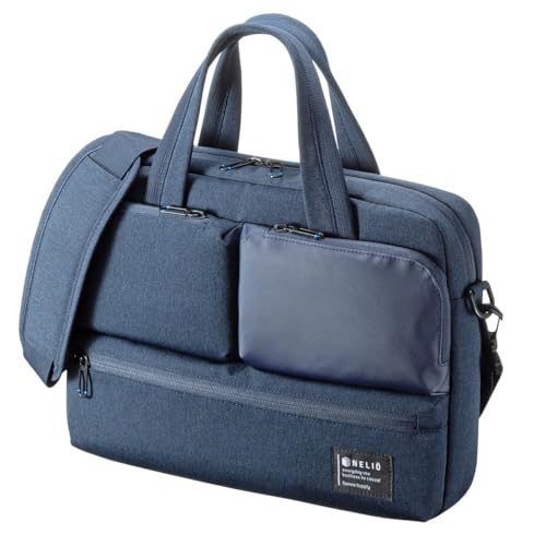 カジュアルネイビー/13.3インチ対応/BAG-CA11NV・Size:13.3インチ対応Color:ネイビー・パッケージ個数:1・3つのフロントポケットで小物やアダプタを分けて収納できます。・パソコンはクッション入りのポケットに収納します...