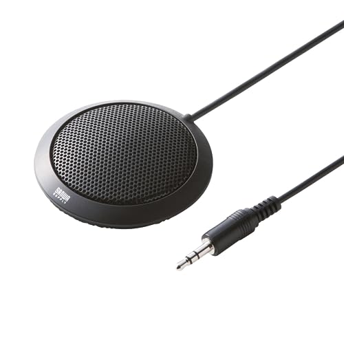 ブラック/-/MM-MC23N・パッケージ個数:1・場所をとらないコンパクトタイプです。・フラット型なので倒れる心配がありません。・裏面全体に滑り止めラバー付きです。・幅広く音を拾える無（全）指向性でWEB会議などに最適です。・ZoomやT...