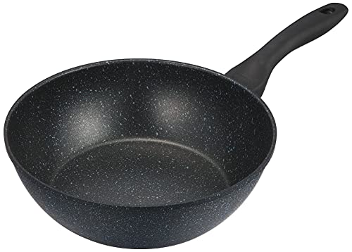 ブラック/ディープパン24cm/RB-1289・Size:ディープパン24cm・パッケージ個数:1・商品サイズ:約 幅43.2×奥行24.7×高さ9.4cm、重量:約470g・鍋の高さ:7.5cm・本体:アルミニウム合金、内面:ふっ素樹脂加...