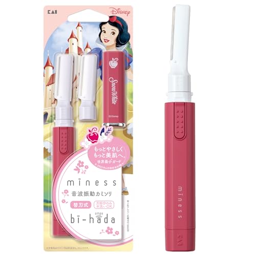 bi-hada ompa L 白雪姫-/-/4904740681382・Style:bi-hada ompa L 白雪姫・【ディズニープリンセスの限定デザイン】 敏感肌にもやさしいminessのフェイス用音波振動カミソリbi-hada om...