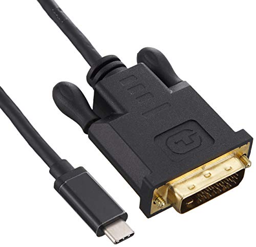 ブラック/3m/KC-ALCDVA30・Size:3m・パッケージ個数:1・DisplayPort Altモード対応のUSB Type-Cポートを持つパソコンにDVI入力端子を持つテレビ、ディスプレイモニター、プロジェクターなどを直接接続す...