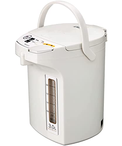 WHITE/3 L/-・Size:3 L・?【使いやすさを追求した電気ポット】余計な機能を排除し、”お湯を沸かして保温する”というシンプルな機能で使いやすさにこだわった、誰でも簡単で使いやすいポットです。・?【ひとめでわかりやすい操作パネル...