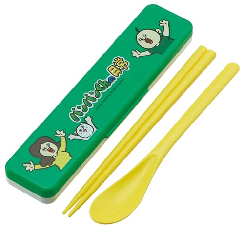 パンパンくんの日常/-/CCS3SAAG-68851・パッケージ個数:1・サイズ：横18.8×縦4.7×高1.8、箸・スプーン：18cm・材質：ABS樹脂、箸：メタクリル樹脂、フタ：AS樹脂、クッション：シリコン樹脂、使用抗菌剤の種類：無機...