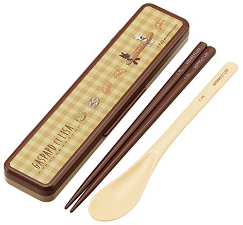 コンビセット/-/CCS3SAAG-A・パッケージ個数:1・サイズ:箸＝長さ18cm スプーン＝全長18cm ケース＝幅18.8×奥行4.7×高さ1.8cm・素材・材質:フタ＝AS樹脂 本体・スプーン＝ABS樹脂 箸＝メタクリル樹脂 クッシ...
