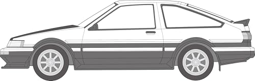 模型ホワイト/-/峠-1 EX-1・プラモデル・【スケール】1/24カーボンボンネット再現用デカールを新規作成！E.A.S搭載のハチロクレヒ?ンがスポット生産バージョンで登場！ 新金型パーツとしてシャーシのサスペンション構造を新設計。 ステ...