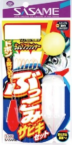 8号-/8号/S-500・Style:8号・パッケージ個数:1・仕様:6本鈎×1セットめんどくさい棚取り不要。アジは底にいますのでぶっ込むだけでOK。