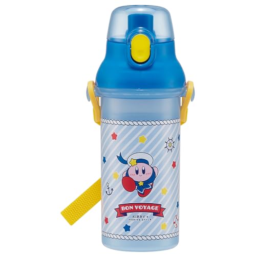 ブルー/480 ml/PSB5SANAG-A・Color:ブルー・パッケージ個数:1・容量:480ml /サイズ:直径9.4×高さ19.6cm/付属品:肩から掛けられるショルダーベルト、名前シール・重量があって硬いステンレス製水筒を使う前の...