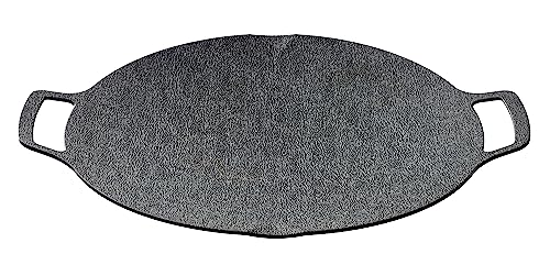 ブラック/縦38.5cmx横32cmx厚さ3.9cm/RB-2869・パッケージ個数:1・商品サイズ(外寸):約 幅38.5×奥行32×高さ3.9cm、重量:約580g・プレートサイズ:32cm・材質:アルミニウム合金(底の厚さ2.6mm)...