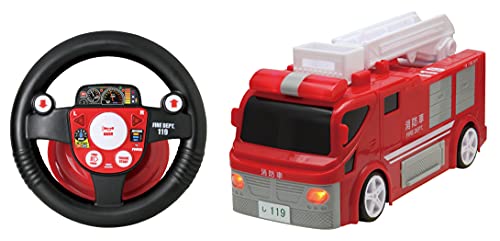 消防車レッド/ワンサイズ/-・Style:消防車・本体/単三乾電池×4本(別売)、コントローラー/単三乾電池x3本(別売)・パッケージ重量: 1.41 kg・対象年齢: キッズ・素材: プラスチック商品紹介 人気のロングセラー商品「R/Cう...