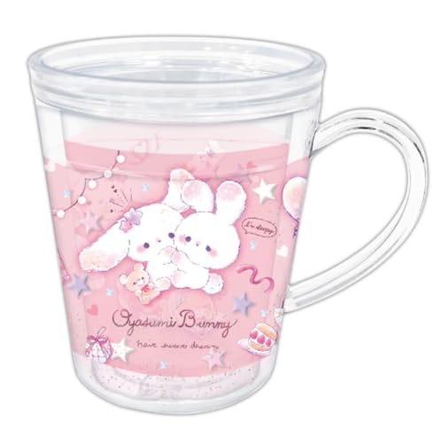 ノベルティおやすみバニー/W110×H103×D87mm/96523・Color:おやすみバニー・パッケージ個数:1・【サイズ】W110×H103×D87mm・【素材】PS、水かわいいイラスト入りマグカップ