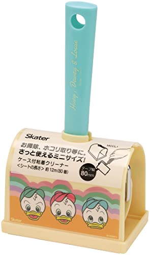 粘着クリーナーヒューイ/11.1×19.8×7cm/MCCL1-A・Color:ヒューイStyle:粘着クリーナー・パッケージ個数:1・サイズ:シート＝12m(80巻)・テープ＝幅8cm 芯内径:3.8cm・素材・材質:ハンドル、ローラー芯...