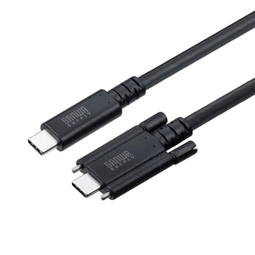 デュアルスクリューロックブラック/1m/KU-20GCCPEDSL10・Size:1mStyle:デュアルスクリューロック・パッケージ個数:1・デュアルスクリューロックを採用しており、振動や移動が多い環境でもしっかりと機器との接続を固定でき...