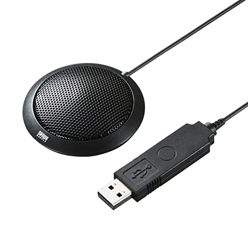 ブラック/-/MM-MCU06BKN・パッケージ個数:1・パソコンのノイズの影響を受けにくいUSBデジタルマイクです。・どこにでも置きやすく倒れないフラット型です。・裏面は滑り止め付きです。・ZoomやTeamsなどに対応しています。●パソ...